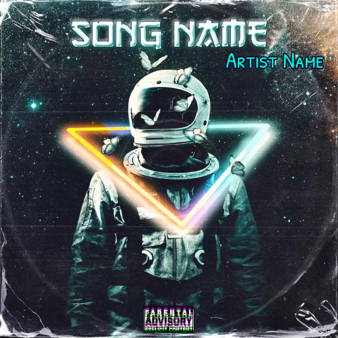 Simple Album Cover music art trap mixtape rap Template | PosterMyWall