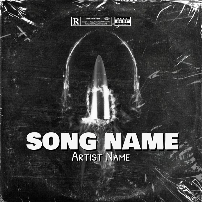 Simple Album Cover music art trap mixtape rap | PosterMyWall