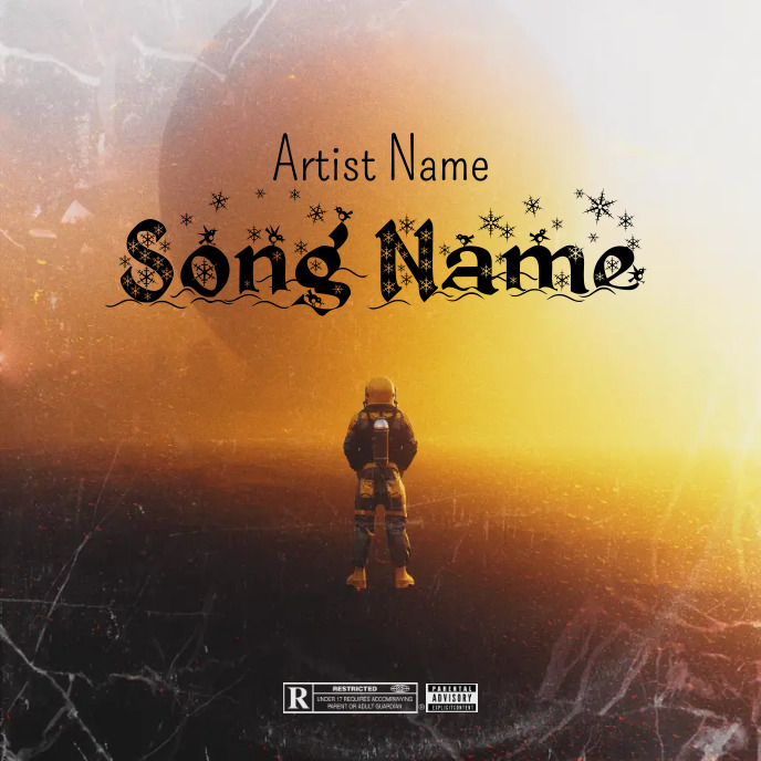 Simple Album Cover music art trap mixtape rap Template | PosterMyWall