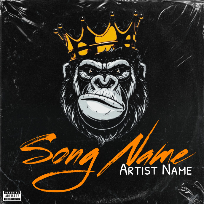 Plantilla de Simple Portada Del álbum Música Arte Trampa Mixtape Rap ...