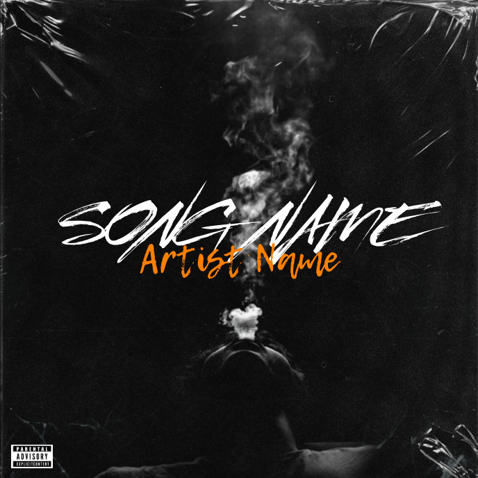 Simple Album Cover music art trap mixtape rap Template | PosterMyWall