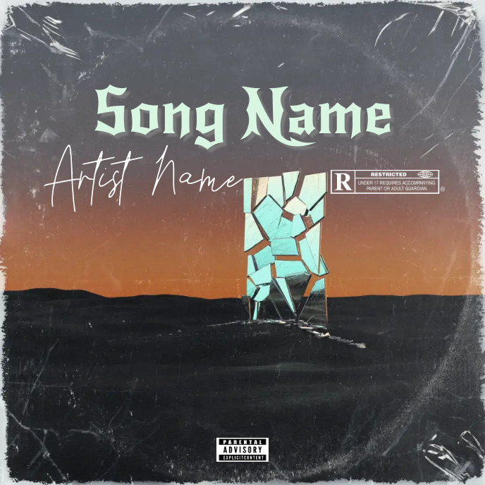 Simple Album Cover music art trap mixtape rap Template | PosterMyWall