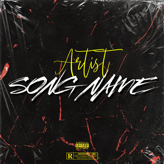 Simple Album Cover music art trap mixtape rap Template | PosterMyWall