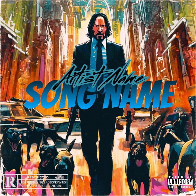 Simple Album Cover music art trap mixtape rap Template | PosterMyWall