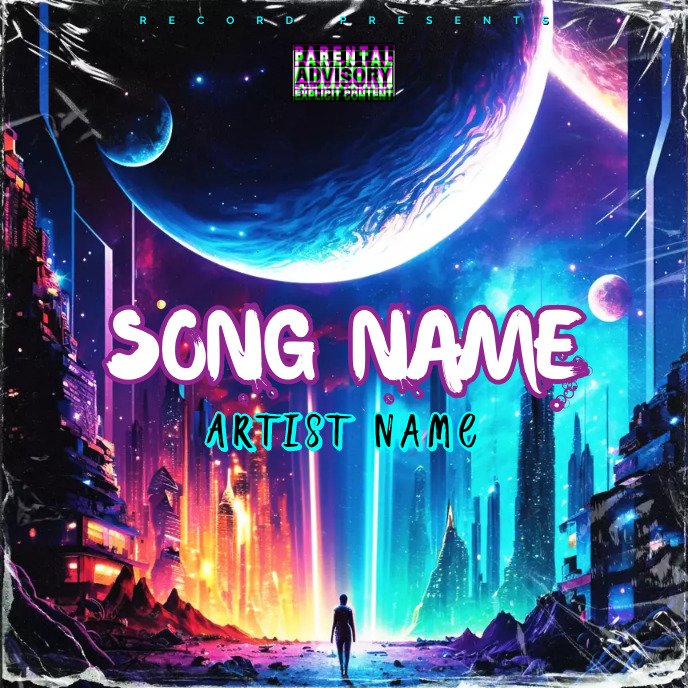 Simple Album Cover music art trap mixtape rap Template | PosterMyWall