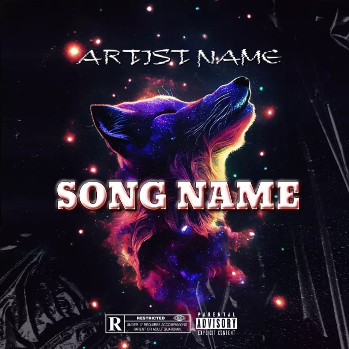 Simple Album Cover music art trap mixtape rap Template | PosterMyWall