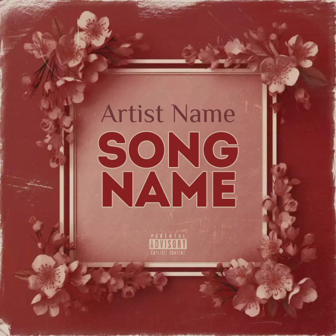 Simple Album Cover music art trap mixtape rap | PosterMyWall