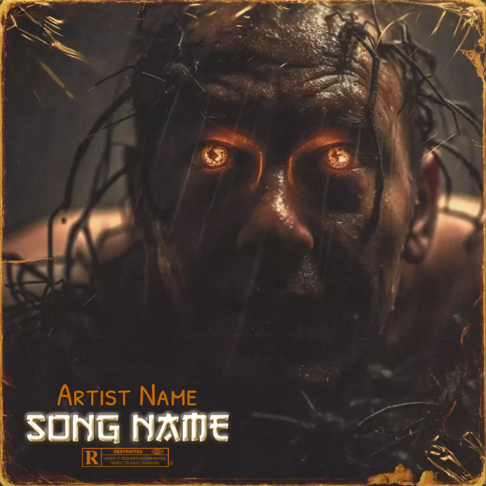 Simple Album Cover music art trap mixtape rap | PosterMyWall
