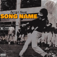 Simple Album Cover music art trap mixtape rap Template | PosterMyWall