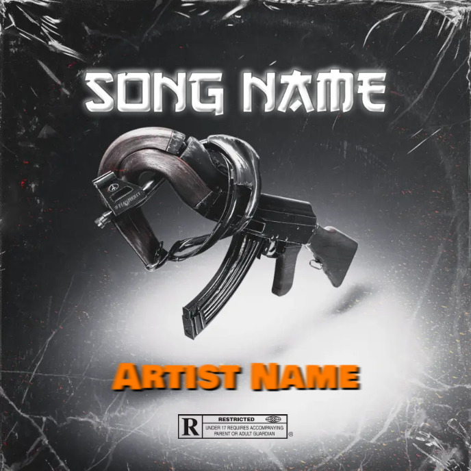 Simple Album Cover music art trap mixtape rap Template | PosterMyWall