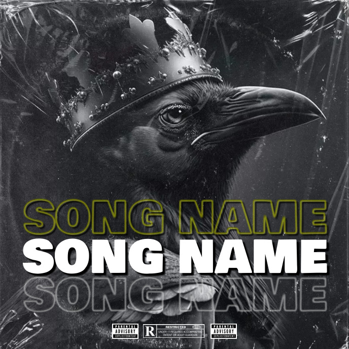 Simple Album Cover music art trap mixtape rap | PosterMyWall