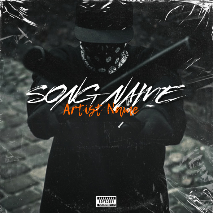 Copy of Simple Album Cover music art trap mixtape rap | PosterMyWall