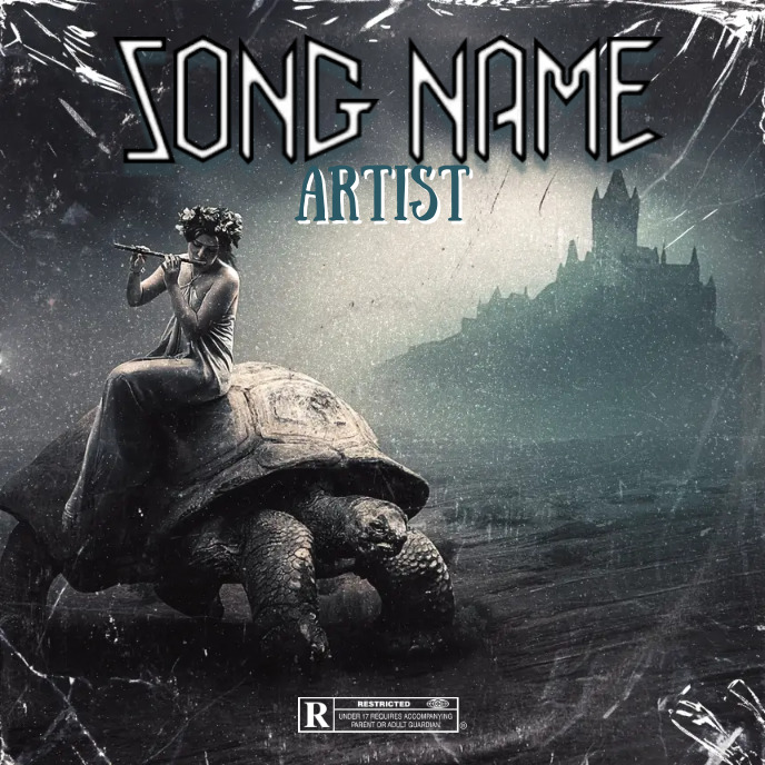 Simple Album Cover music art trap mixtape rap Template | PosterMyWall