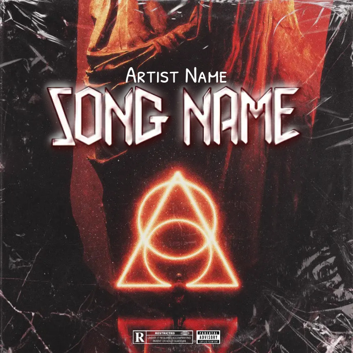 Simple Album Cover music art trap mixtape rap Template | PosterMyWall