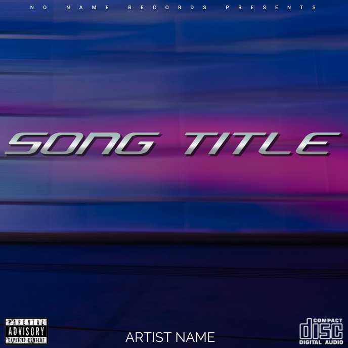 SIMPLE Album cover template by finesse (4) | PosterMyWall