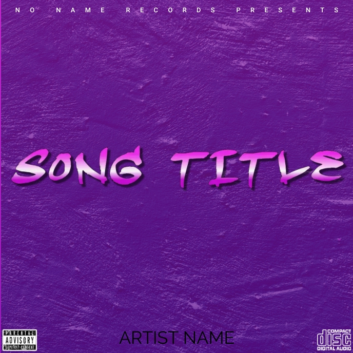 Simple Album cover template by finesse truth | PosterMyWall