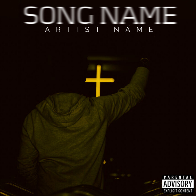 SIMPLE ALBUM COVER TEMPLATE | PosterMyWall