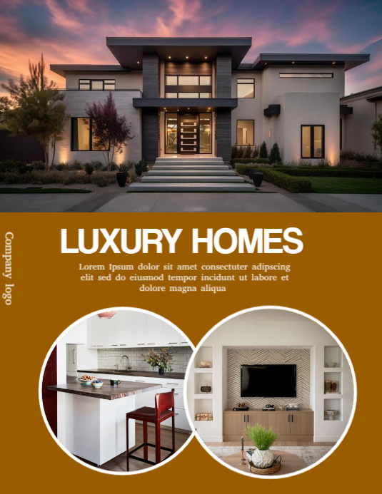 Simple and unique designs available for homes Template | PosterMyWall