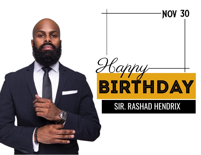 Simple birthday flyer (2) Template | PosterMyWall