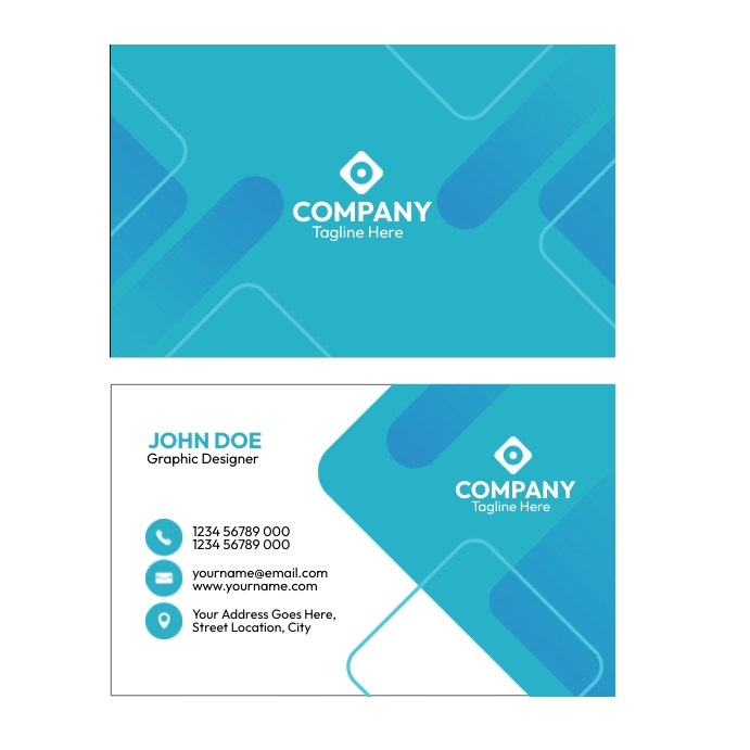Simple Business Calling Card Design Template | PosterMyWall