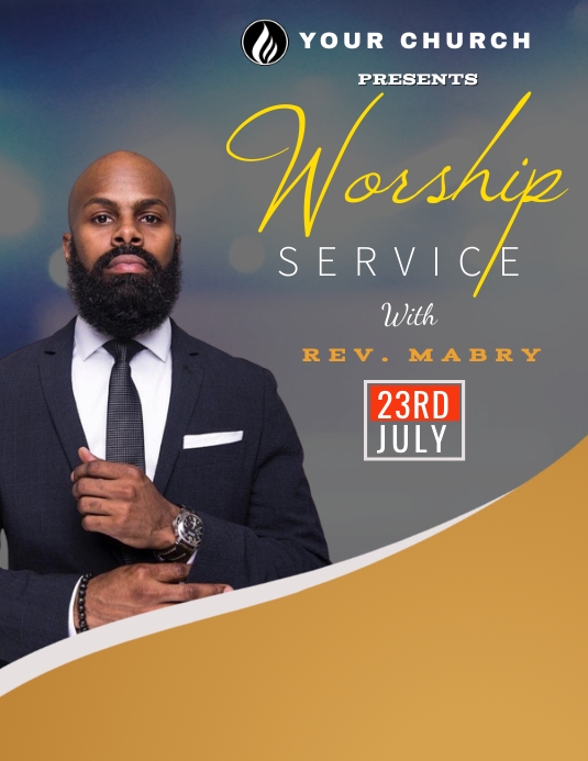 Plantilla de simple church flyer template (7) | PosterMyWall