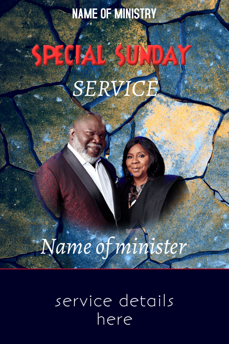 simple church poster Template | PosterMyWall