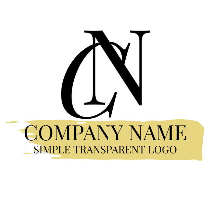 Simple Clean Transparent Black Logo Template | PosterMyWall