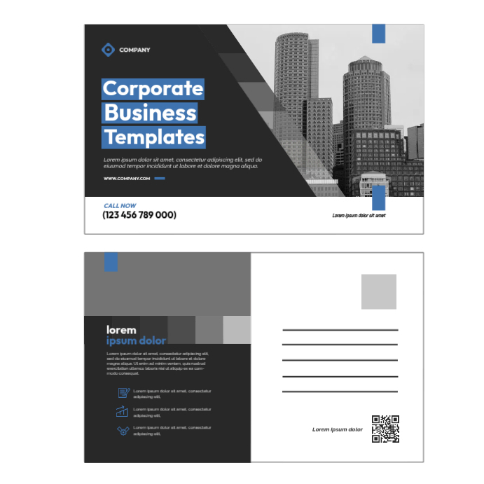 Simple Corporate Business Design Template | PosterMyWall