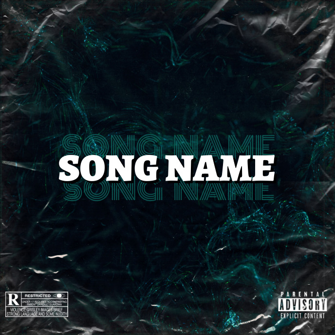 SIMPLE Cover music Album art trap mixtape rap Template | PosterMyWall