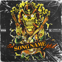 Simple cowboy Album Cover trap mixtape rap Template | PosterMyWall