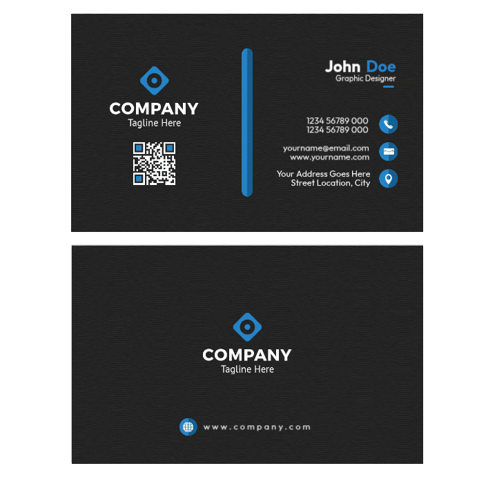 Simple Design Business Card Template | PosterMyWall
