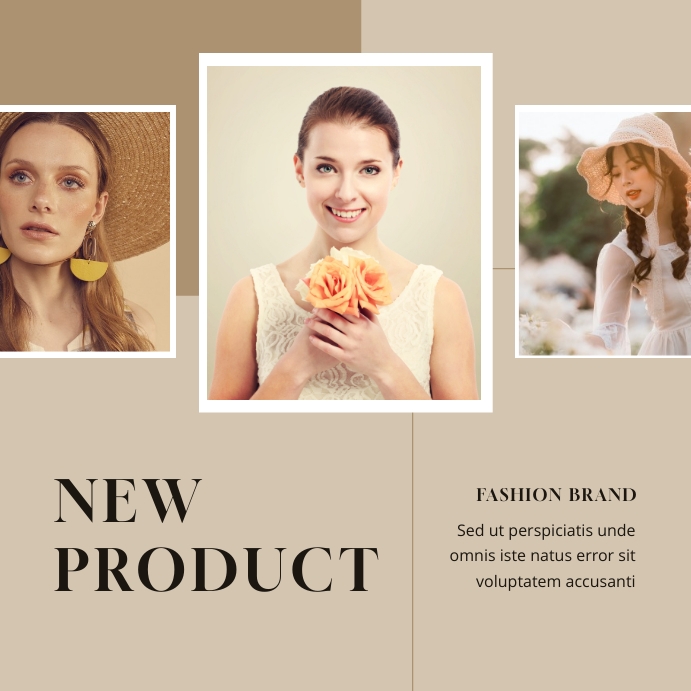 Simple Fashion Product Gallery Instagram Post Template | PosterMyWall