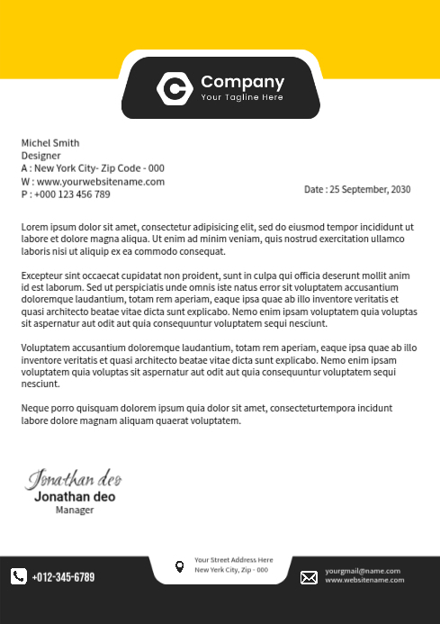 Simple Header Teamplate Template | PosterMyWall