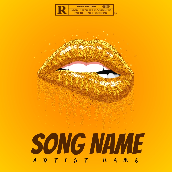 Copy of Simple lips Album Cover art trap mixtape rap | PosterMyWall