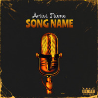 Simple Album Cover music art trap mixtape rap Template | PosterMyWall