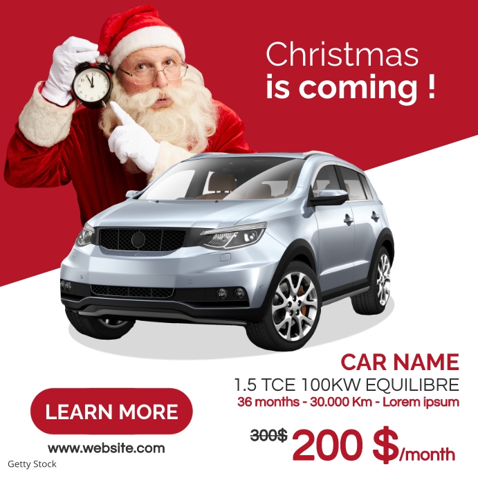 simple modern car rental advertis Template | PosterMyWall