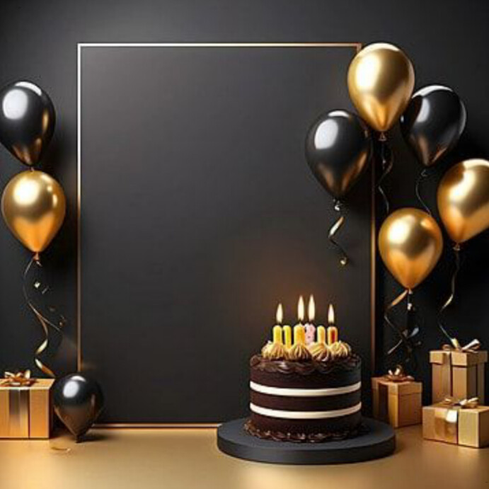 Copy of Simple Modern Colourful Birthday Party Template | PosterMyWall