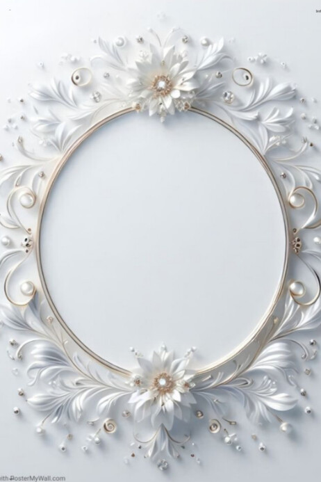 Simple Modern Wedding Frame Template | PosterMyWall