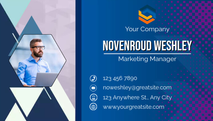 Simple Name Card (1) Template | PosterMyWall