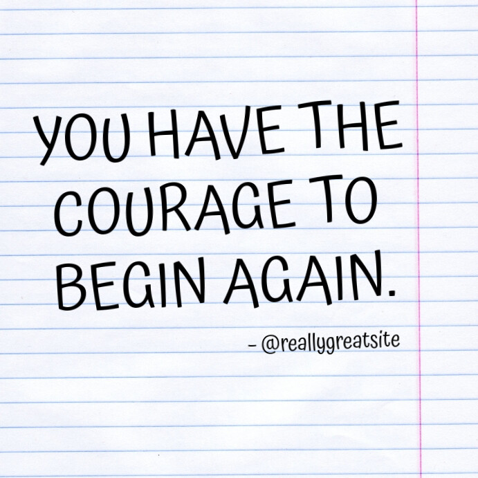 Simple Paper Motivation Quote Instagram Post Template | PosterMyWall