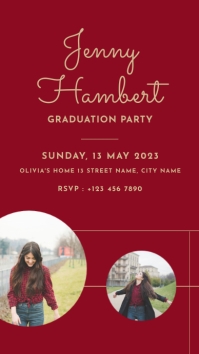 Graduation Program Instagram Story Template | PosterMyWall