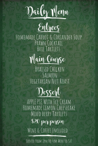 Set Menu Template | PosterMyWall