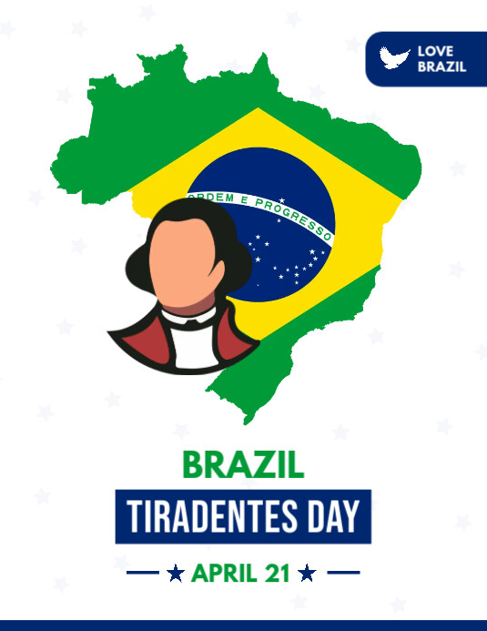 Copy of Simple Tiradentes Day Template | PosterMyWall