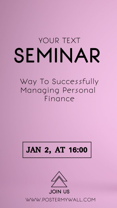 simple webinar template | PosterMyWall