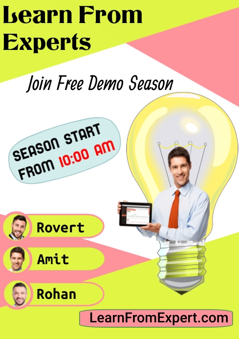 Copy of simple webinar template | PosterMyWall