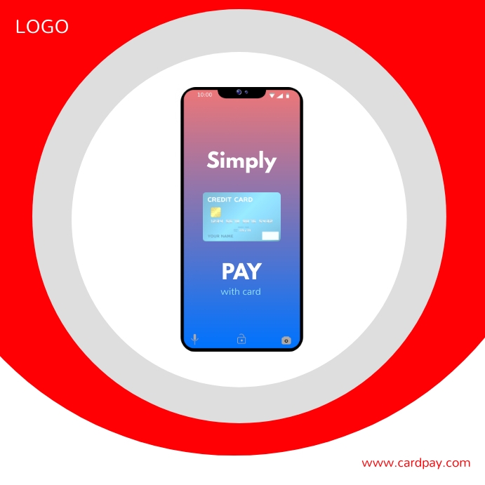 Simply Pay Template | PosterMyWall
