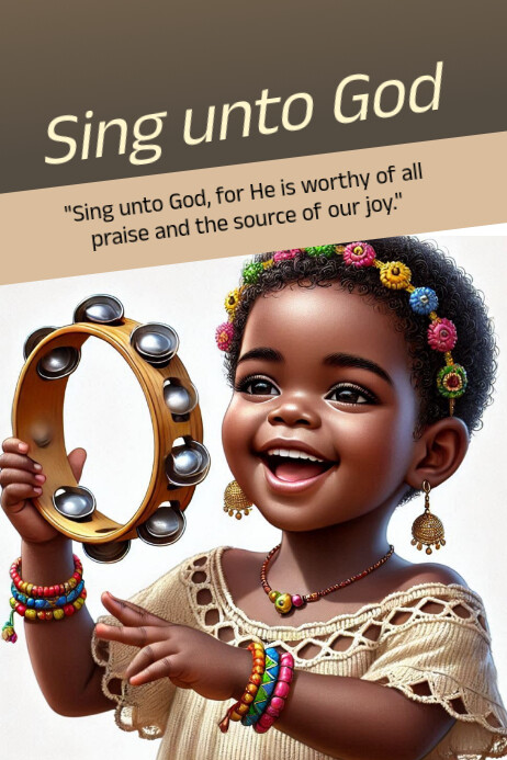 Sing unto God Template | PosterMyWall