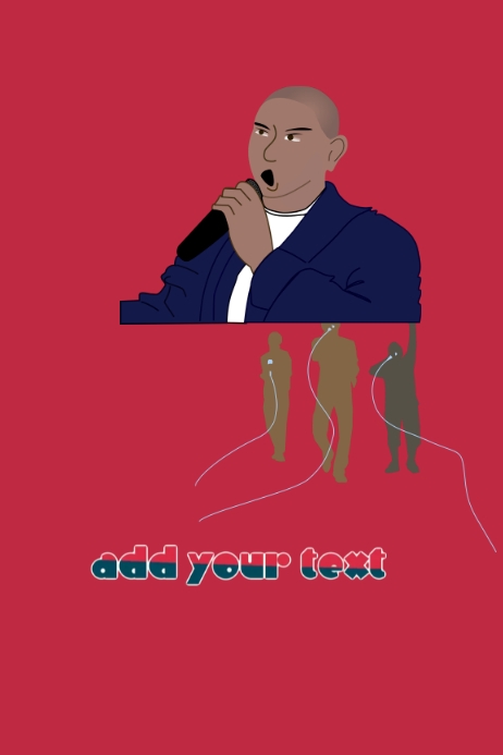 singer (4) Template | PosterMyWall