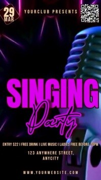 Singing Party Template | PosterMyWall