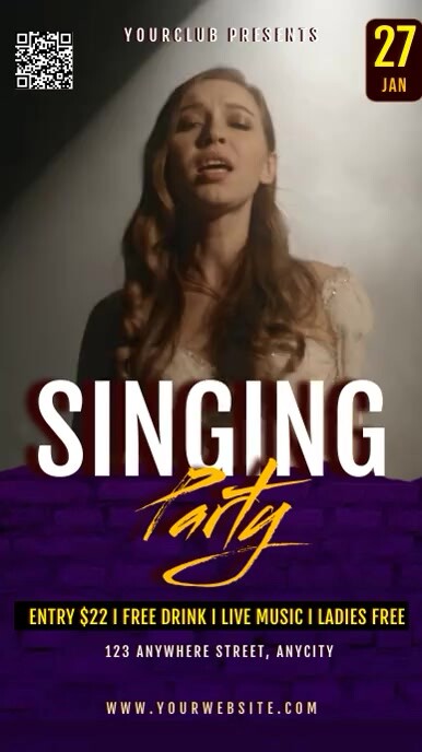 singing party Template | PosterMyWall
